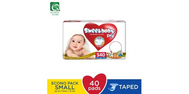 Sweetbaby Dry Econo Pack Small 40 Pads
