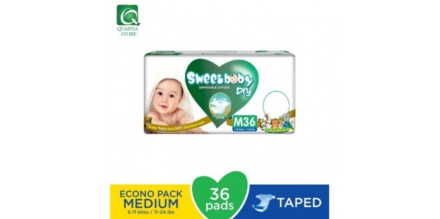 Sweetbaby Dry Econo Pack Medium 36 Pads