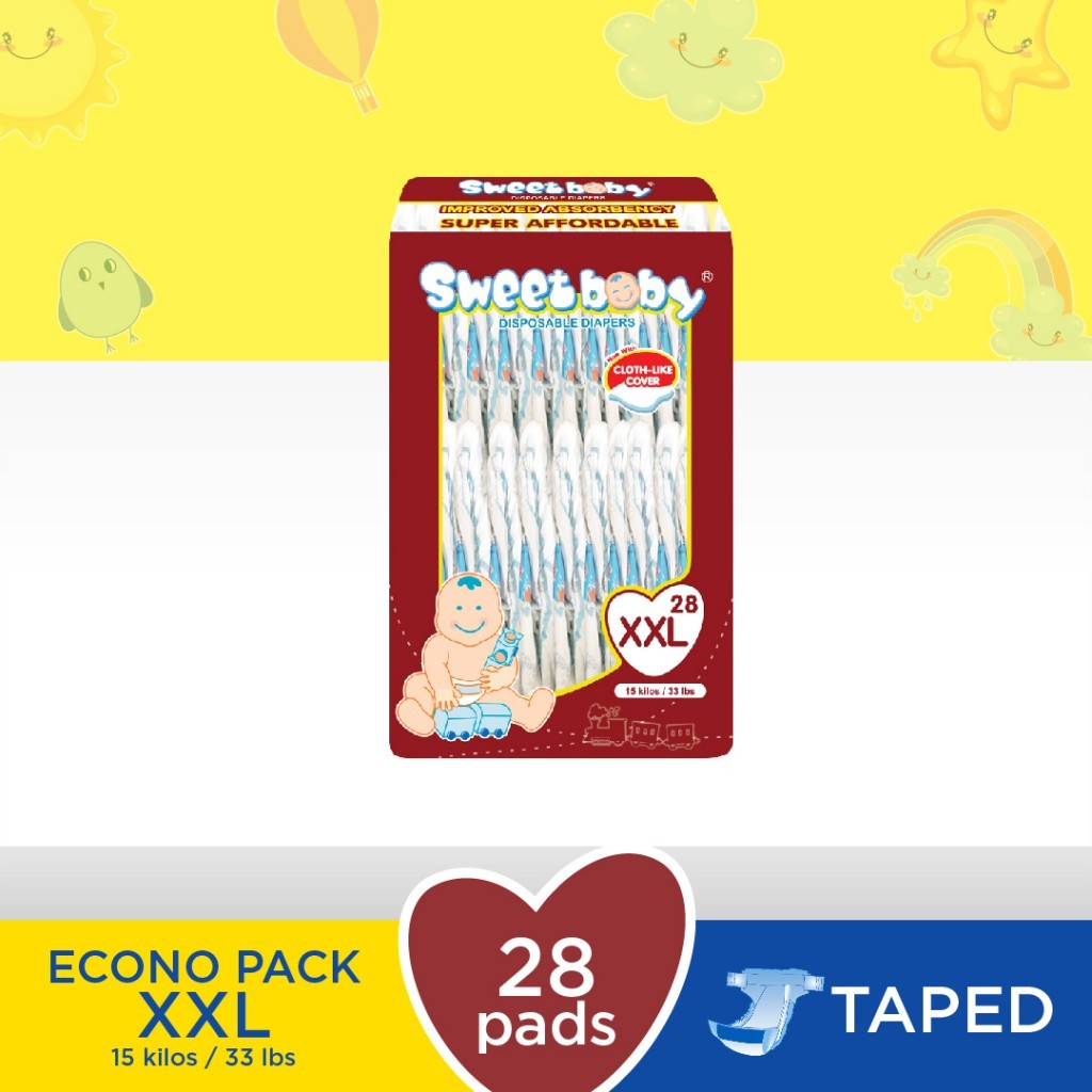 Sweet Baby Regular Econo Pack Double Extra Large 28 Pads